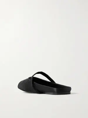 Marni Sabot Satin Ballet Flats