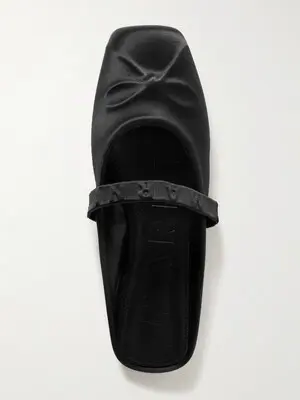 Marni Sabot Satin Ballet Flats