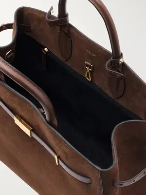 DEMELLIER The Hudson Suede Tote - Brown