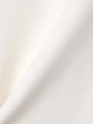 Another Tomorrow Draped Crepe Blouse - Neutrals