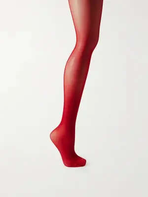 Wolford Individual 20 Denier Tights - Red