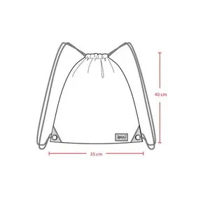DEUX PAR DEUX Drawstring Gym Bag