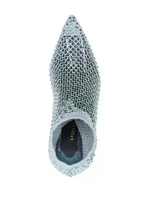 LE SILLA Gilda 115mm Crystal-embellished Boots