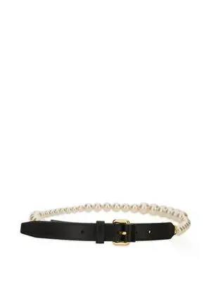 Moschino Embellished Belt - Black