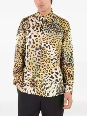 Roberto Cavalli Leopard-print Shirt