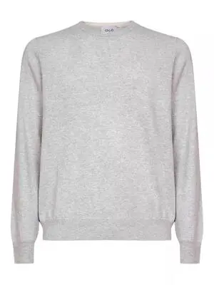 D4.0 Ribbed Crew-neck Sweater - Grey