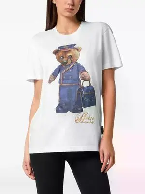 Philipp Plein Teddy Bear-print T-shirt - White