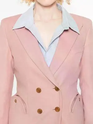 BLAZÉ MILANO Double-breasted Blazer With Round Pockets