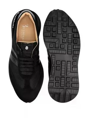 BILLIONAIRE Panelled Sneakers - Black