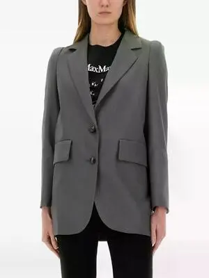 Max Mara Padded-shoulder Blazer