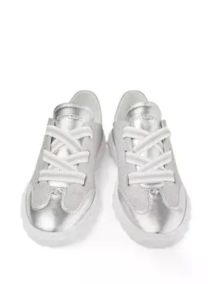 JIMMY CHOO Diamond Embroidered-logo Sneakers