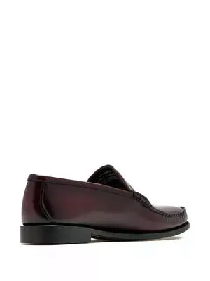 G.H.BASS Weejuns Cobra Venetian Loafers - Red