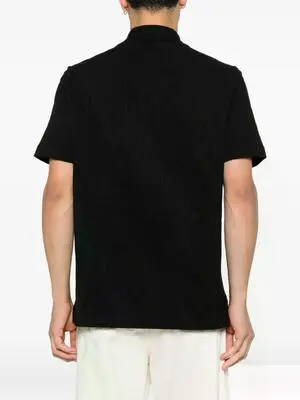 Fendi Textured Button Polo Shirt