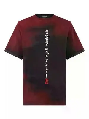 Red Black Tie Dye