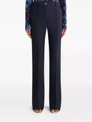 Etro Button-fastening Flared Trousers