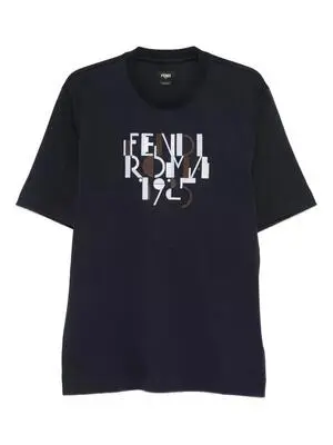 Fendi Roma 1925-graphic T-shirt