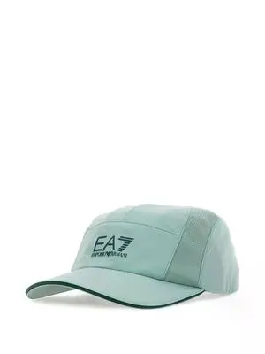 Emporio Armani Panelled Logo Baseball Cap - Blue