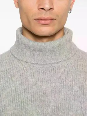 SCAGLIONE Turtleneck Ribbed Sweater