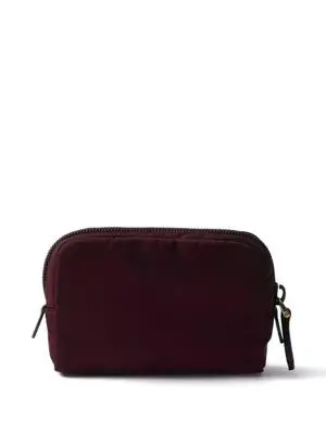 Prada Micro Re-nylon Pouch - Red