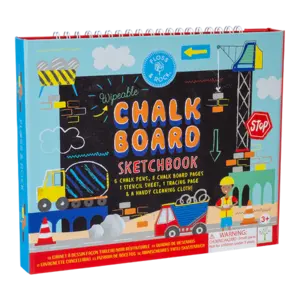 FLOSS & ROCK Chalkboard Sketchbook - Construction