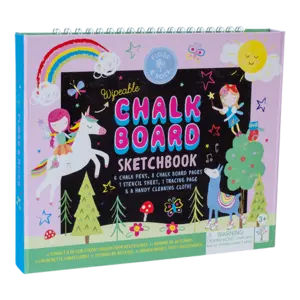 FLOSS & ROCK Chalkboard Sketchbook - Rainbow Fairy