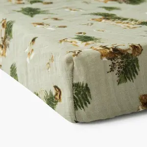 MILKBARN Organic Cotton Crib Sheet - Forest Party