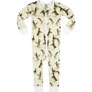 MILKBARN Organic Cotton Zipper Pajama - Duck