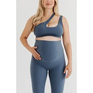 AXK Cross Body Nursing Bra With Easy-release Breastfeeding Clips And One-shoulder Design