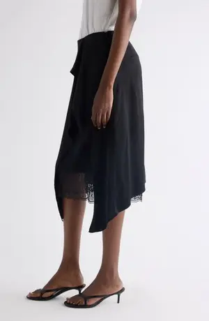 Acne Studios Inouka Layered Skirt - Black