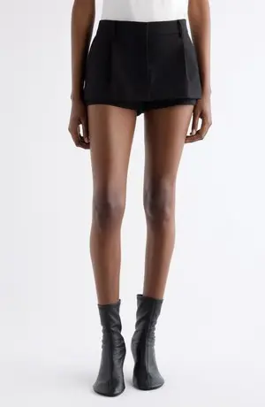 Acne Studios Ikka Layered Pleated Mini Skirt