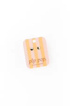 PIP POP Yin Yang Stud Earrings
