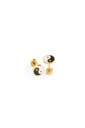PIP POP Yin Yang Stud Earrings