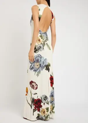 Alice + Olivia Delova Floral-print Maxi Dress