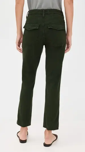 AMO Easy Army Trousers - Mosswood