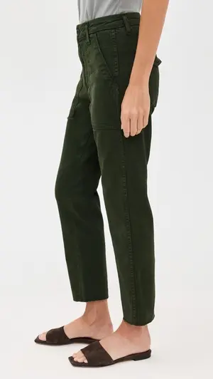 AMO Easy Army Trousers - Mosswood
