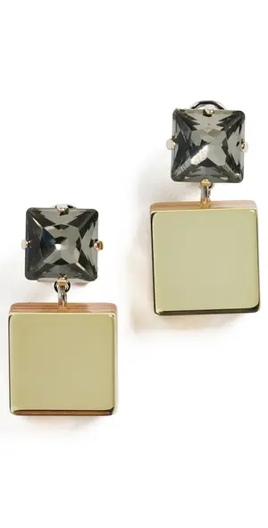 Rachel Comey Halstead Gem Earrings - Citron