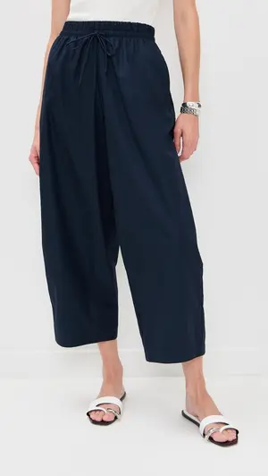 LE BOP Marcela Barrel Pants - Navy