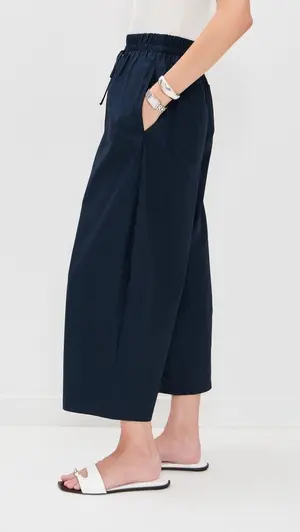 LE BOP Marcela Barrel Pants - Navy