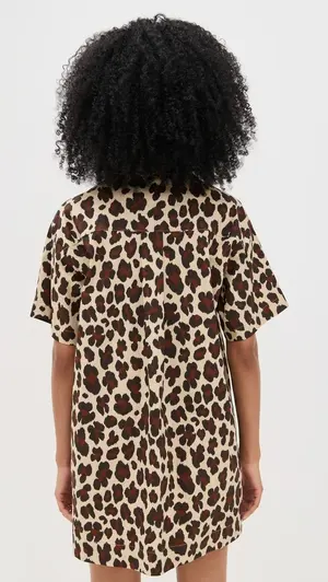 LE BOP Print Utility Mini Dress