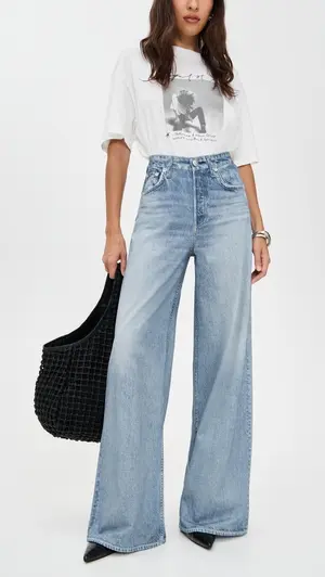 Rag & Bone Miramar Terry Sofie Wide Pants - Raily