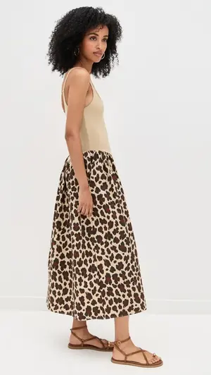 LE BOP Alix Print Midi Dress
