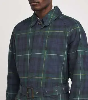 Polo Ralph Lauren Waxed Cotton Tartan Overcoat