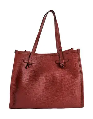 GIANNI CHIARINI Cow Leather Tote Handbag - Red