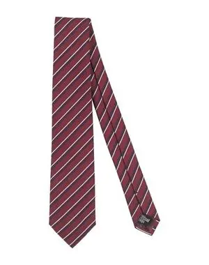 Emporio Armani EMPORIO ARMANI Striped Necktie Red