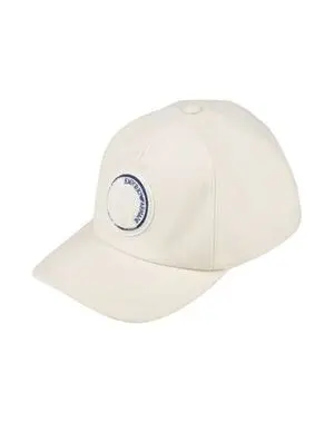 Emporio Armani Baseball Cap In Wool And Polyamide White