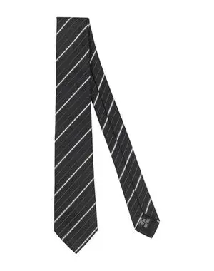 Emporio Armani Emporio Armani Striped Necktie Black