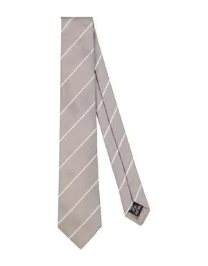 Emporio Armani Striped Necktie - Grey