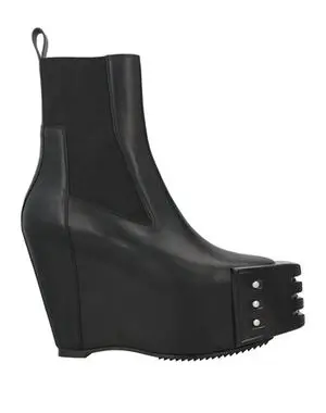 Rick Owens Leather Ankle Boots