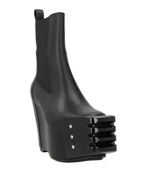 Rick Owens Leather Ankle Boots