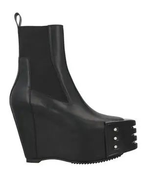 Rick Owens Leather Ankle Boots